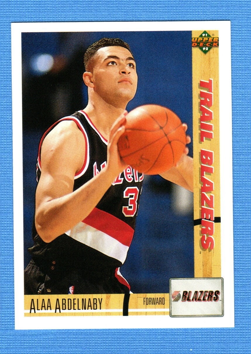 1991-92 Upper Deck #213 Alaa Abdelnaby Portland Trail Blazers | eBay