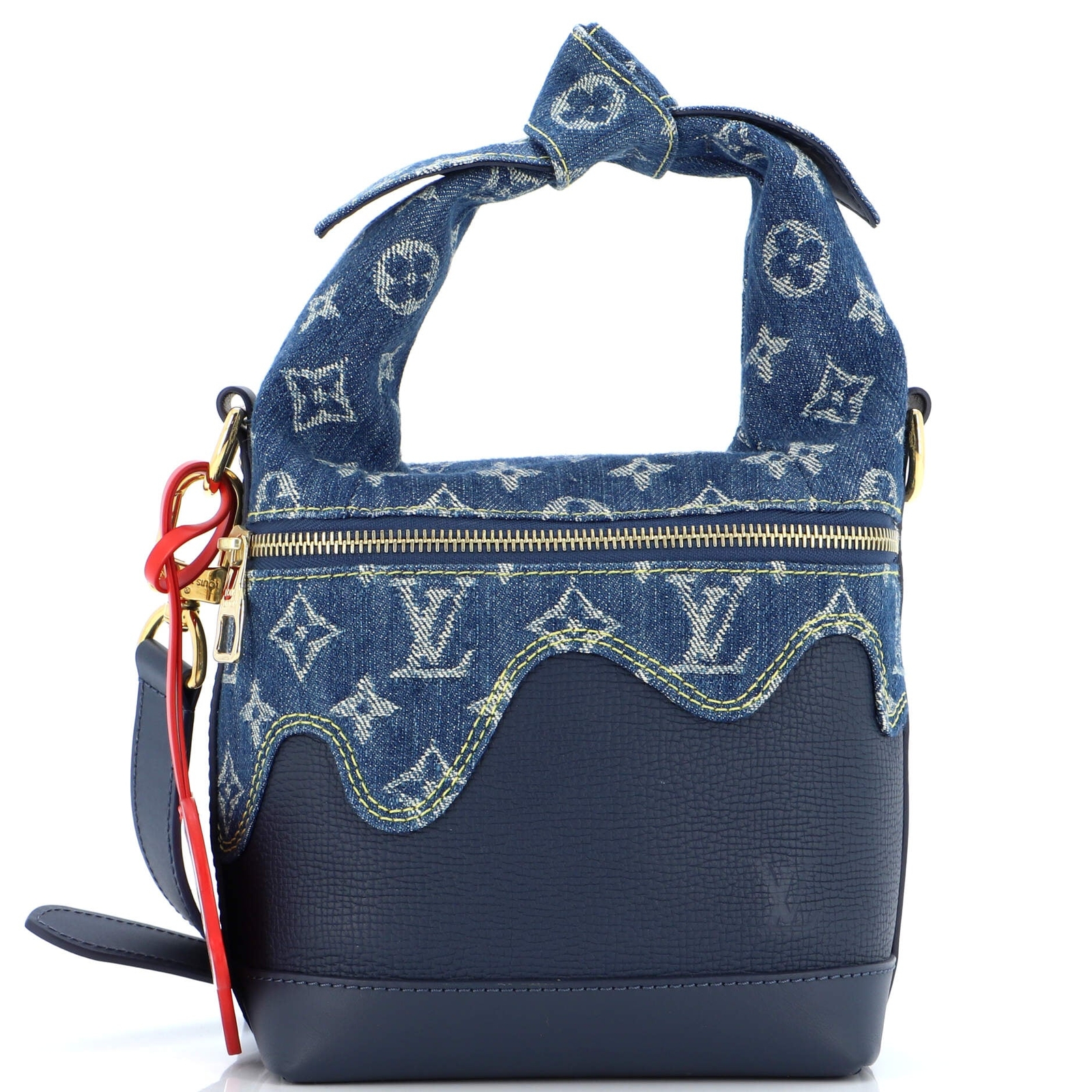 Louis Vuitton Japanese Cruiser Handbag Monogram Denim… - Gem