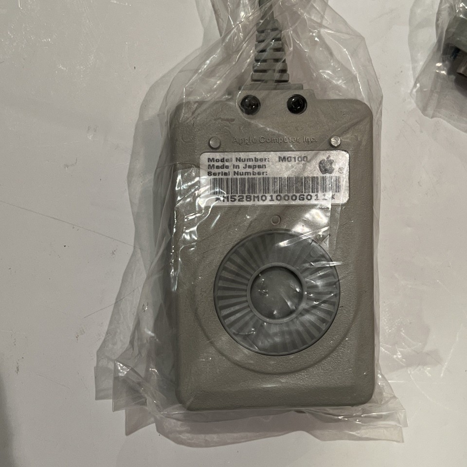 Apple Mouse M0100 Nuovo Macintosh 128K 512K Plus Apple LISA Apple II ...