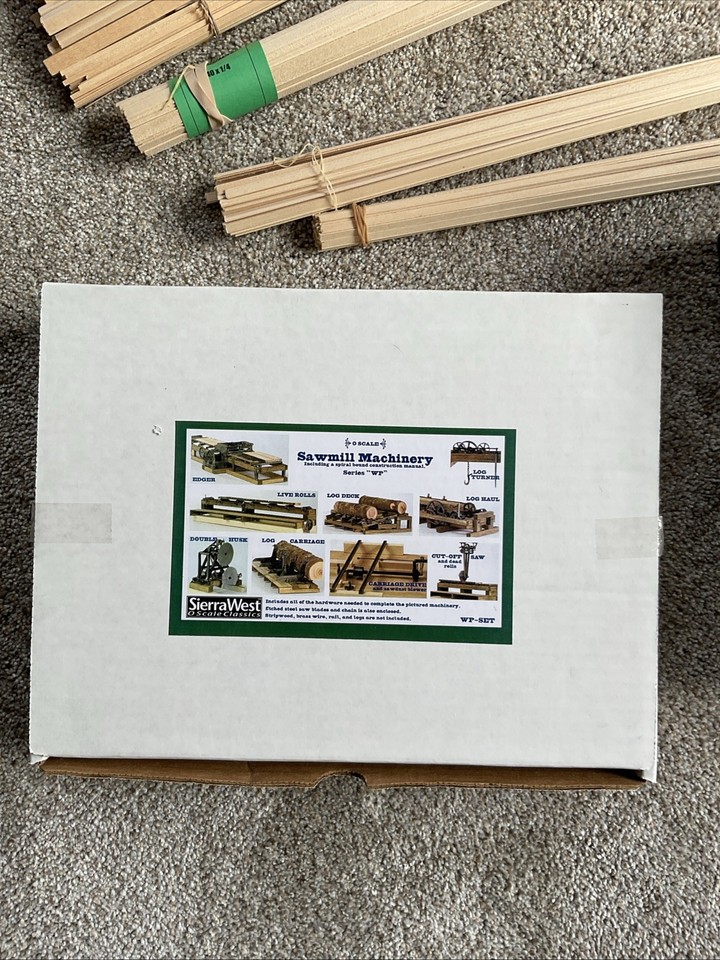 Sierra West Scale Models O, on3, on30 Scale, Sawmill Complete Kit ...