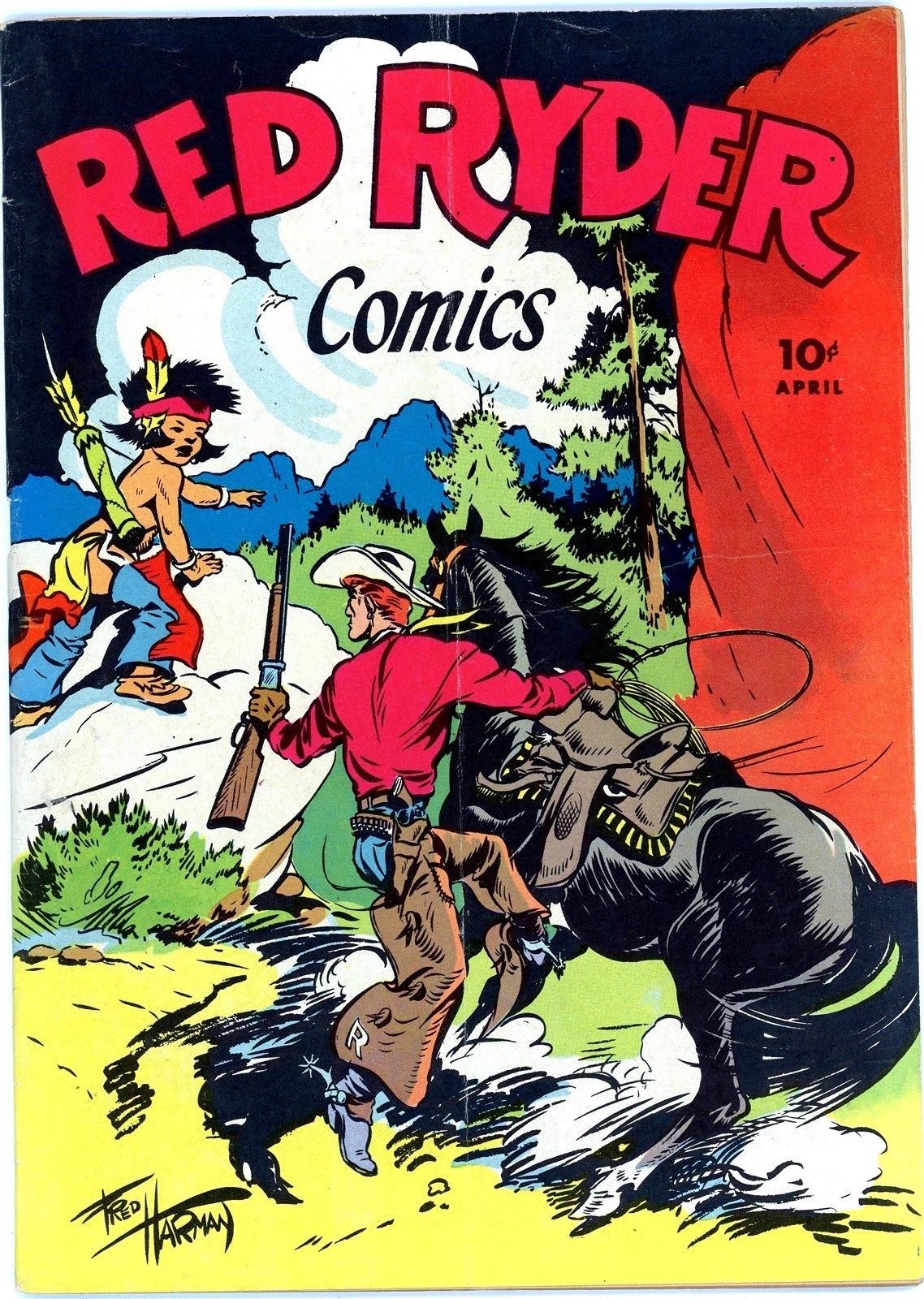 RED RYDER COMICS #33-GOLDEN AGE DELL WESTERN-1946-NICE! NO RESERVE! | eBay