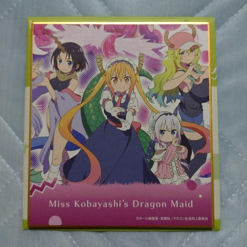 Miss Kobayashi's Dragon Maid Trading Mini Shikishi Art Goods Shikishi ...