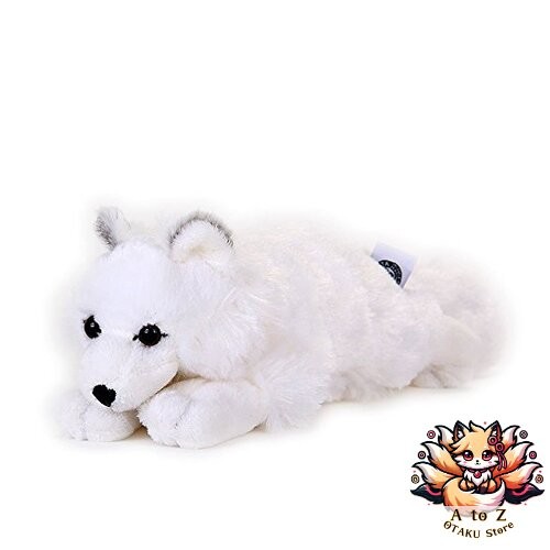 NEW Colorata Arctic Fox Plush Toy Lying Down Series/Soft to the Touch ...