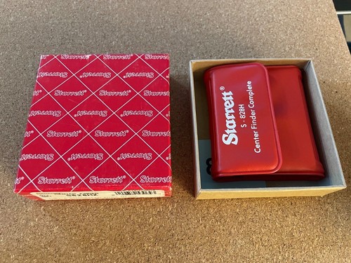 Starrett S828H Center Finder, with Case and 4 Attachments | eBay