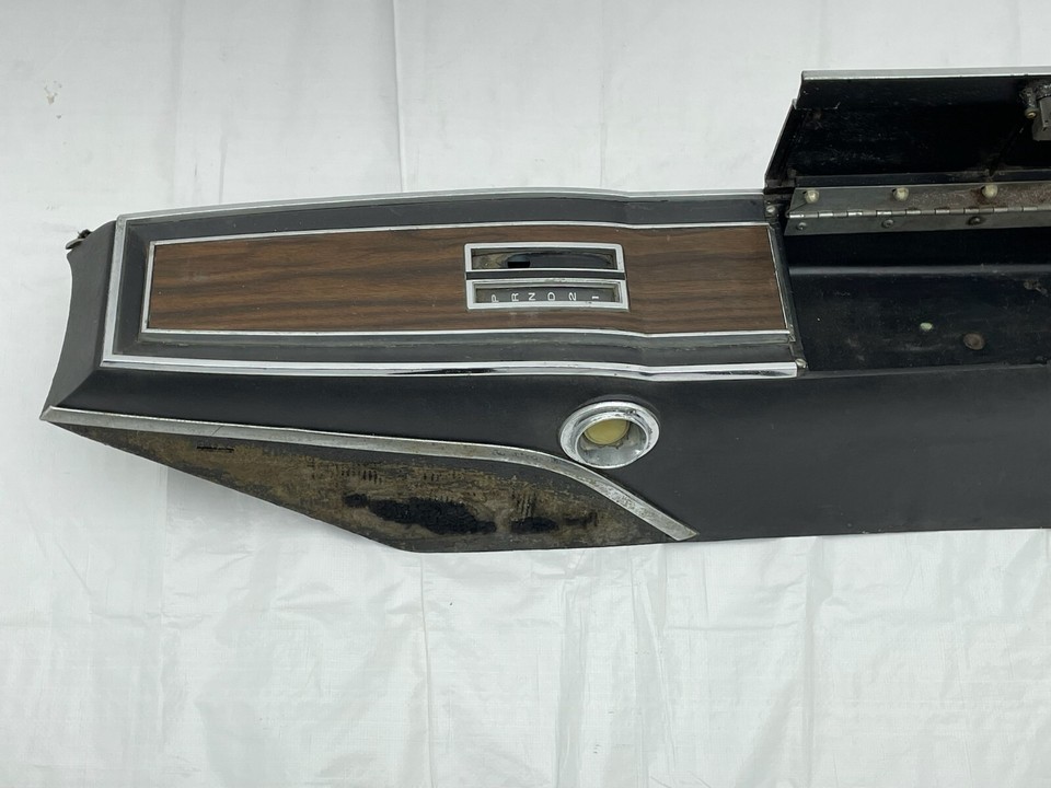 1966-70 Mopar B & C Body Console Shift Plate Automatic Base Storage ...