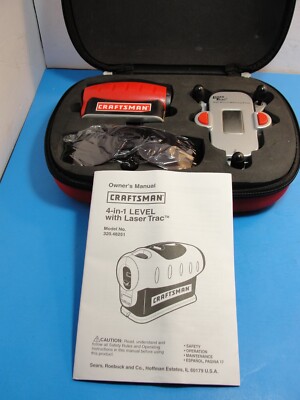 Craftsman 4-in-1 Laser Trac Level Model 320.48251 Plus Zippered Case | eBay