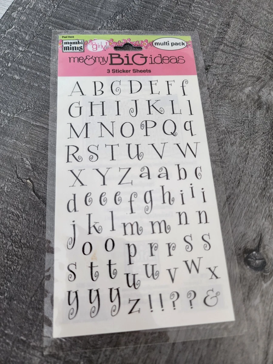 Mambi Sticker Letters