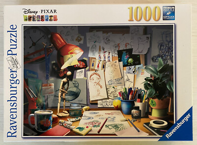 Puzzles Ravensburger; The Artist's Desk(Disney). NOT AVAILABLE OUT OF ...