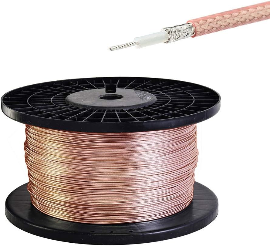 RG-316 Coax Cable 33Ft Thin RF Coaxial Cable Flexible Lightweight Low ...