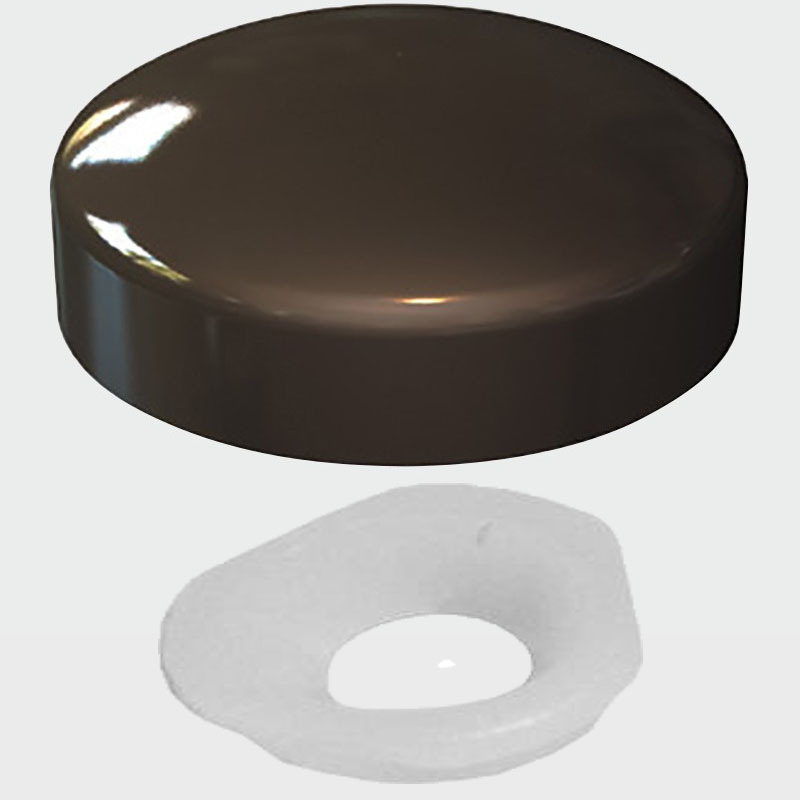 PLASTIC DOME SCREW COVER CAP CHROME WHITE BLACK BROWN - PLASTIDOME CAPS ...