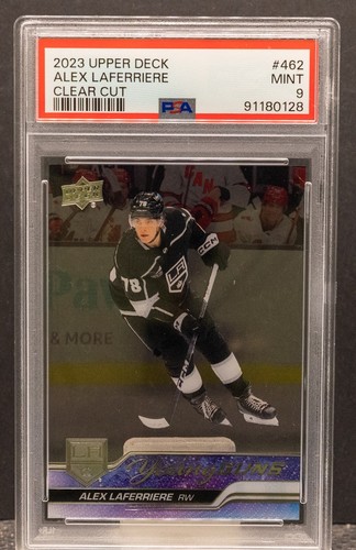 0128 ALEX LAFERRIERE 2023 Upper Deck 462 Clear Cut Young Guns RC Rookie ...