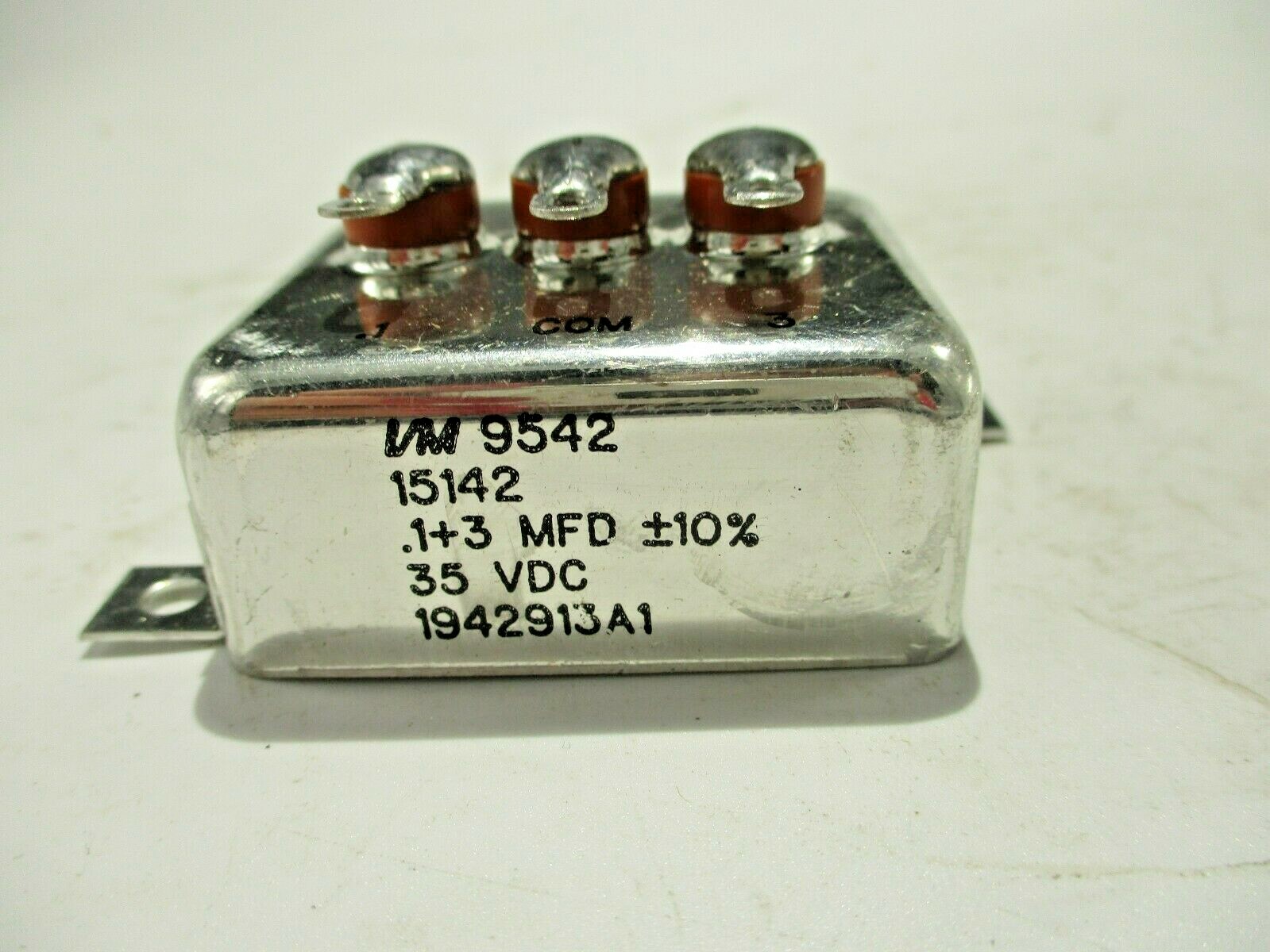 NEW I/M 9542 .1+3MFD CAPACITOR 35VDC 15142 | eBay