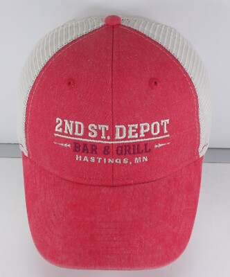 2nd St Depot Bar and Grill Hastings MN Hat mesh snapback trucker ...