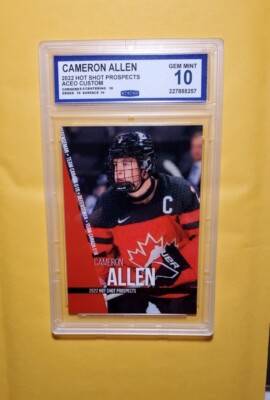 Graded Gem 💎 Mint 10 2022 Star rookie CAMERON ALLEN | eBay