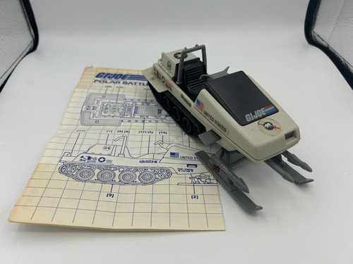 Vintage GI Joe 1983 Polar Battle Bear 100% Complete w/ Blueprints #1 | eBay