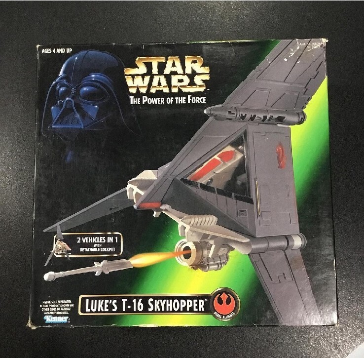Star Wars Power of The Force Luke's T-16 SKYHOPPER Luke Skywalker ...