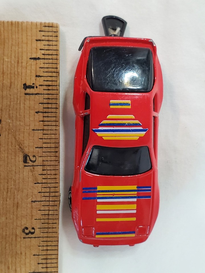 Yatming Red Striped #3807 Pullback Pull string Friction Racer Cord | eBay