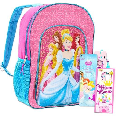 Disney Princess Backpack Set For Girls - 4 Pack Bundle With Deluxe 15 ...