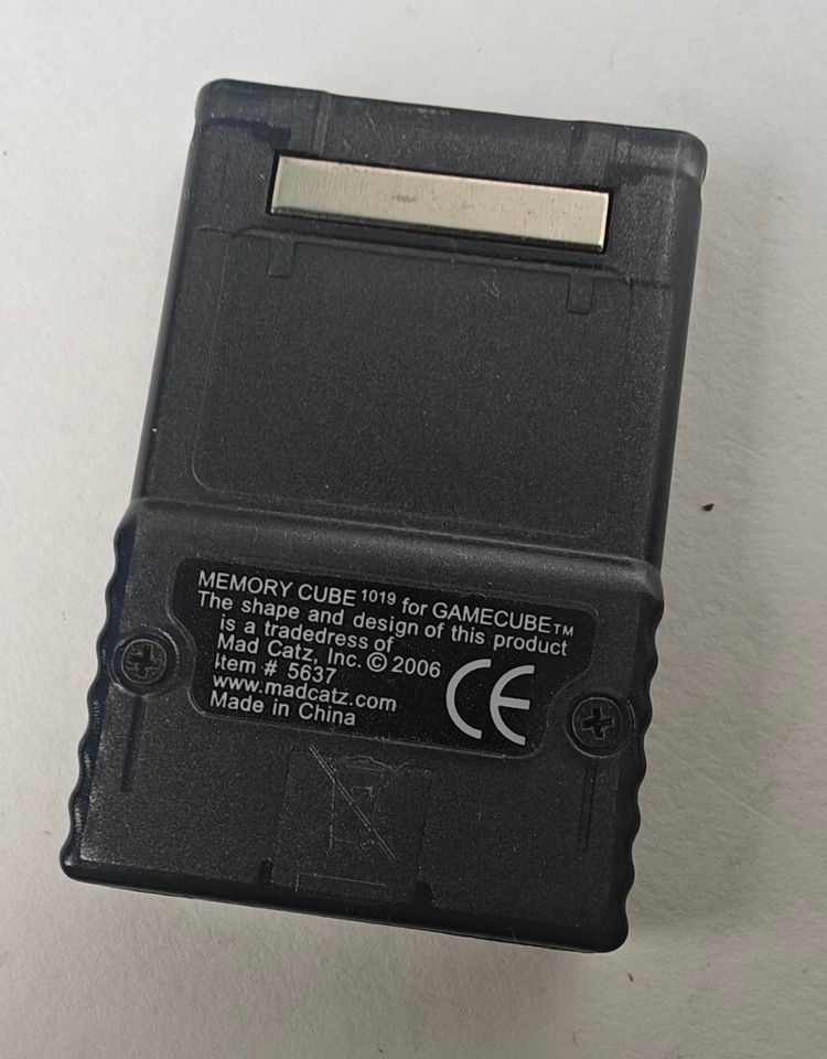 Nintendo Gamecube Memory Card 16x Memory Cube Mad Catz GAME SHARK | eBay