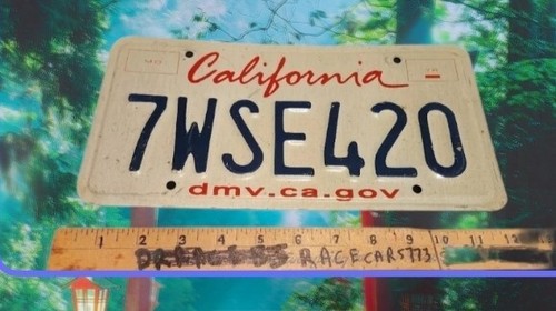 420 California License VINTAGE ANTIQUE CLASSIC Single Plate | eBay