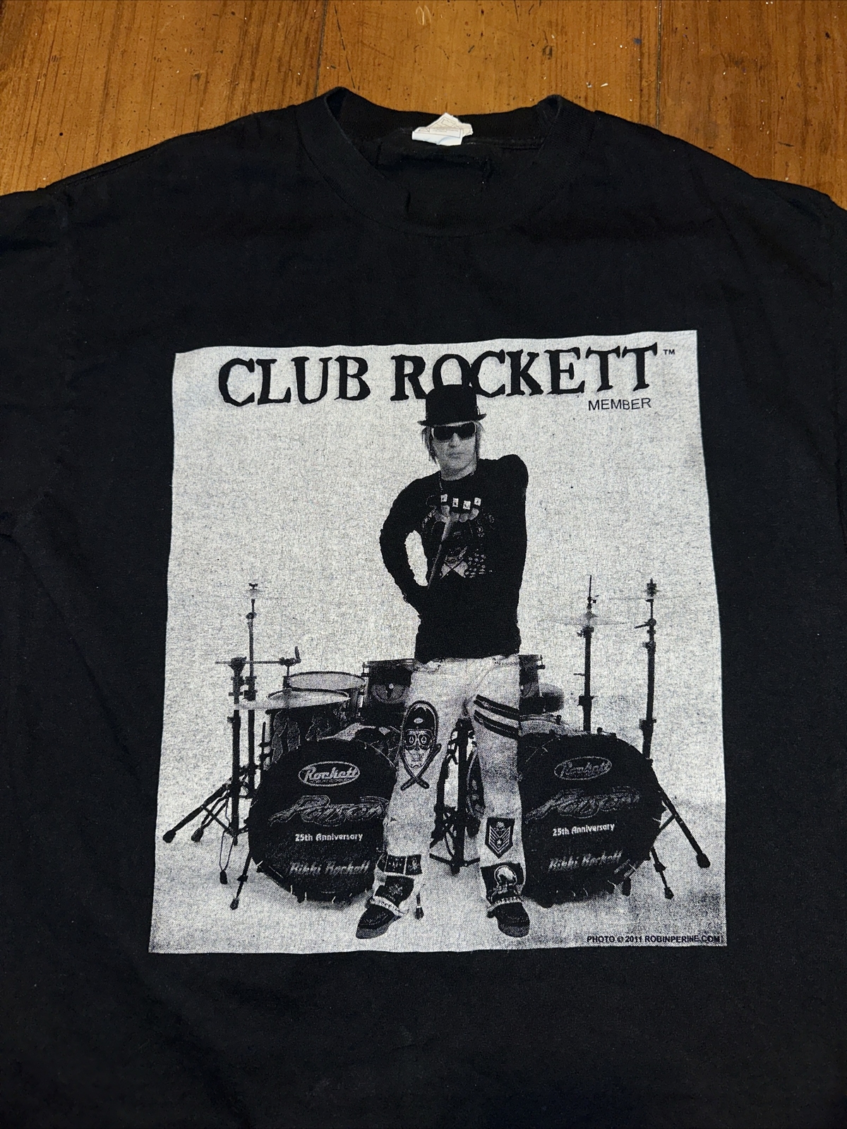 Poison Fan Club Rikki Rockett 1980’s 80’s Hair Band Metal Tour T-shirt ...