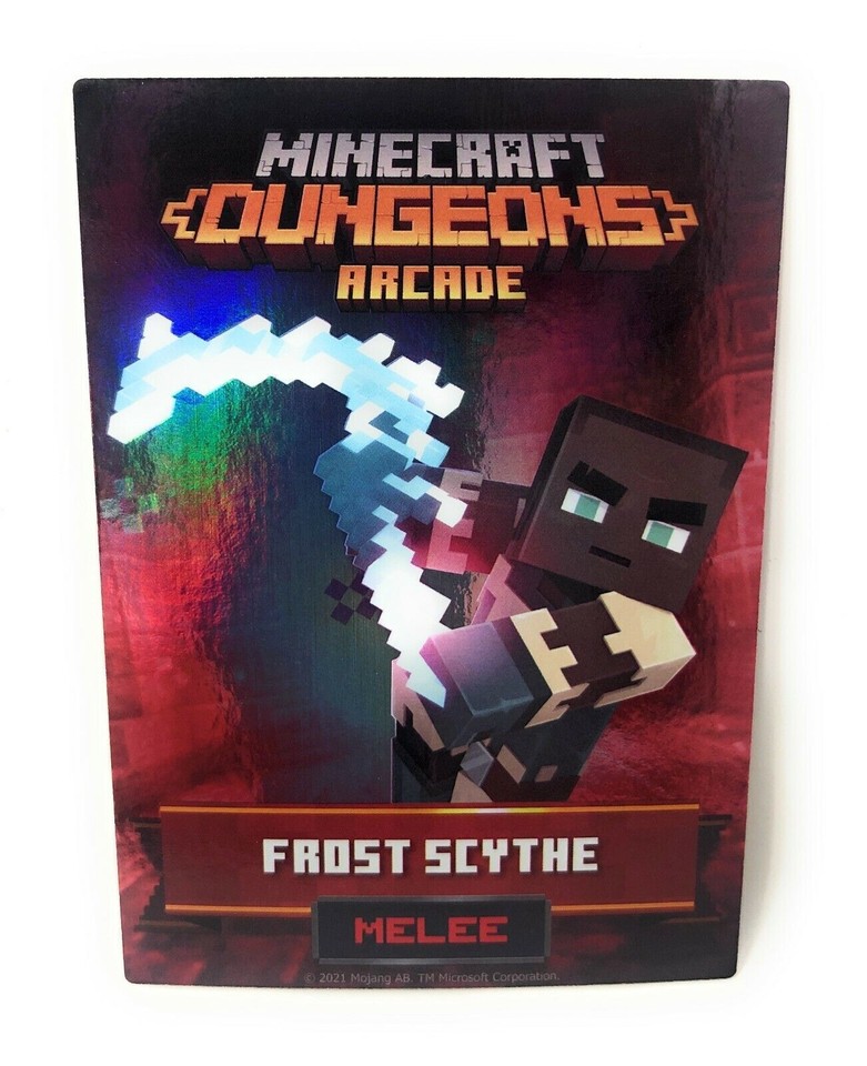 Minecraft Dungeons Arcade Cards Series 1 (FOIL + Non-Foil) Raw Thrills ...