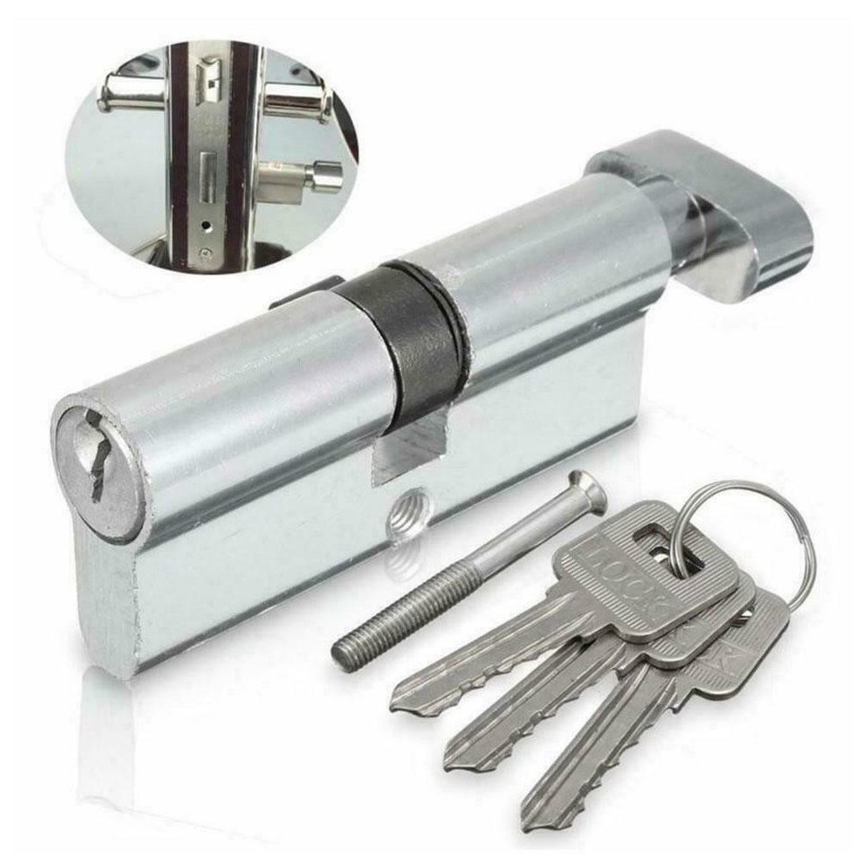 Thumb Turn Cylinder Euro Barrel Door Lock Core Anti Key 3 -UK Anti ...