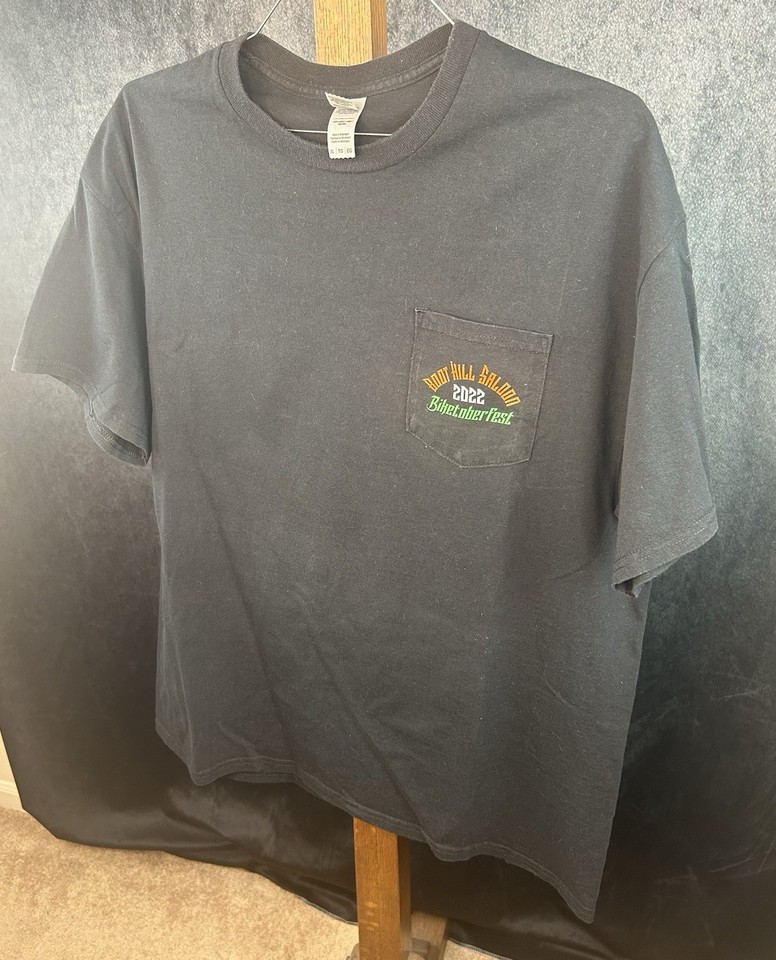 Boot Hill Saloon Vintage Men’s XL Bike Week T-Shirt Black Graphic ...