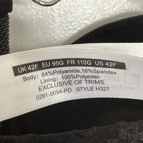 Delimira Women’s Strapless Bra Size 42F Black NWT | eBay