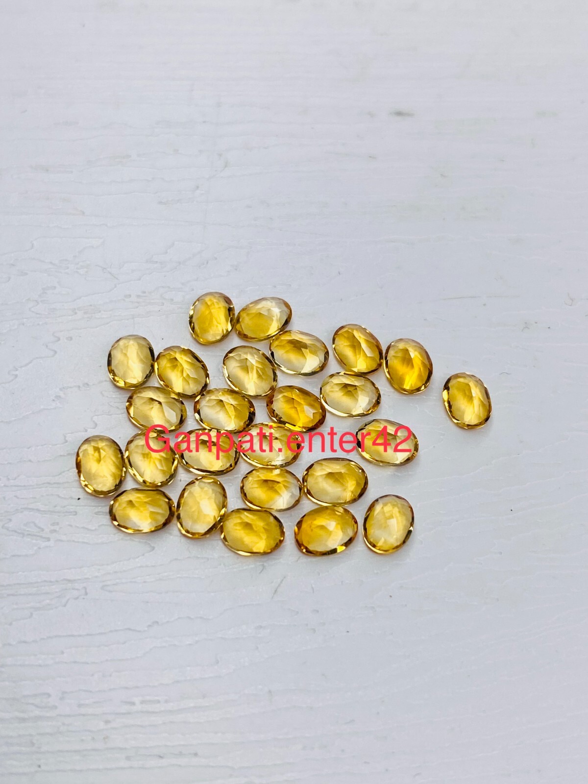 Citrine Loose Gemstone Faceted Oval Cut 4x3 MM Natural Calibrated 10 ...