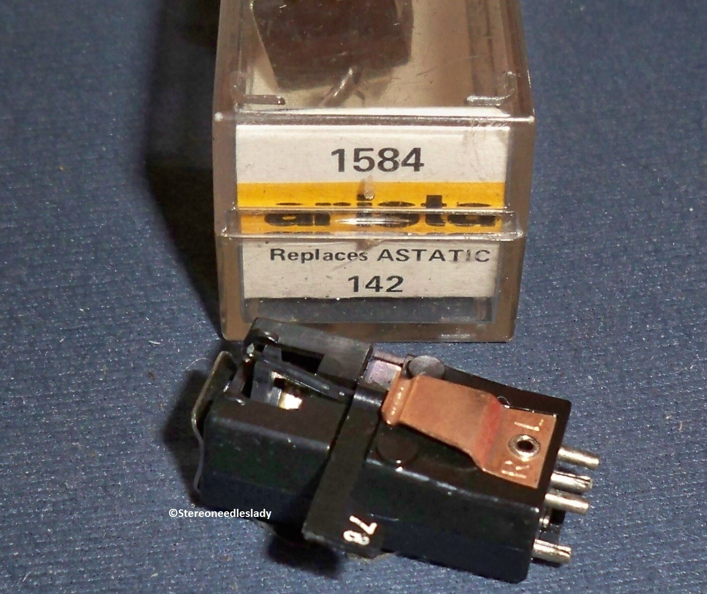 CARTRIDGE NEEDLE Arista 1584 for Astatic 142, EV 5548 Crystal 2.0 volt ...