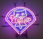 20"x16" Philadelphia Phillies Neon Sign Light Lamp Man Cave Room Gift ...