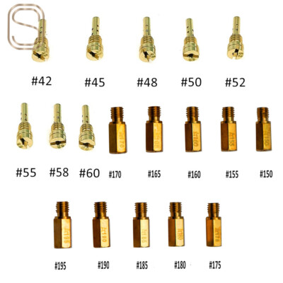 Main Jet & Pilot Jet Kit Fit Keihin FCR37 FCR39 FCR41 FCR 37 39 41mm ...