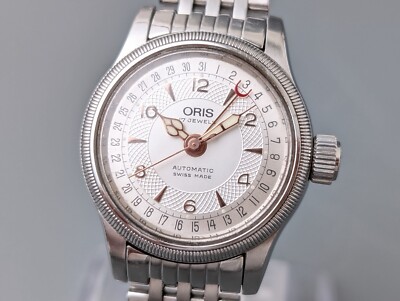 ORIS Big Crown Pointer date 7550 Silver Automatic Women's Vintage Watch ...