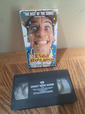 Ernest Rides Again (VHS, 1994) Comedy Rare Tested Jim Varney ...