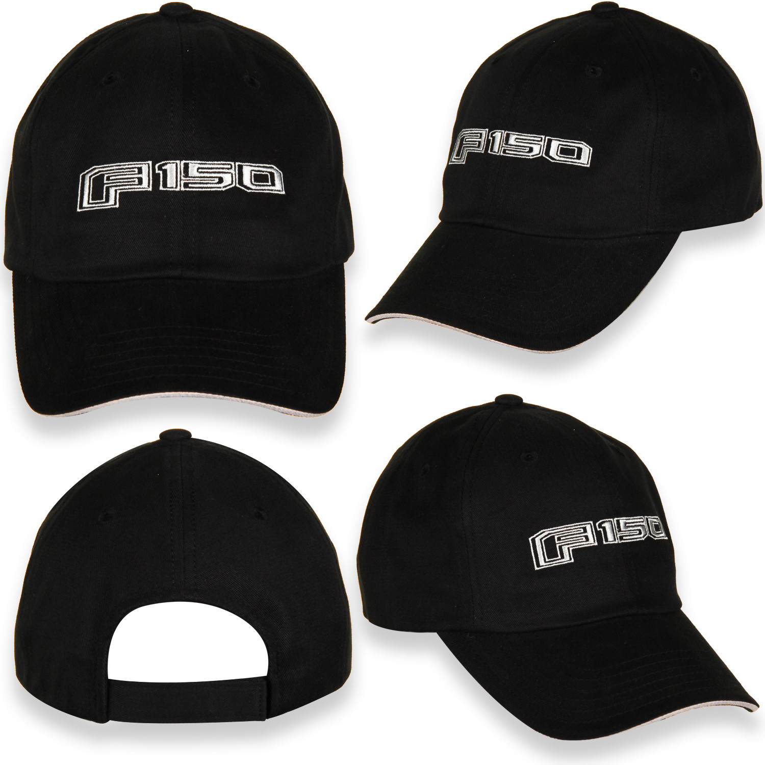 Ford F150 Black Sandwich Brim Unstructured Cotton Hat | eBay