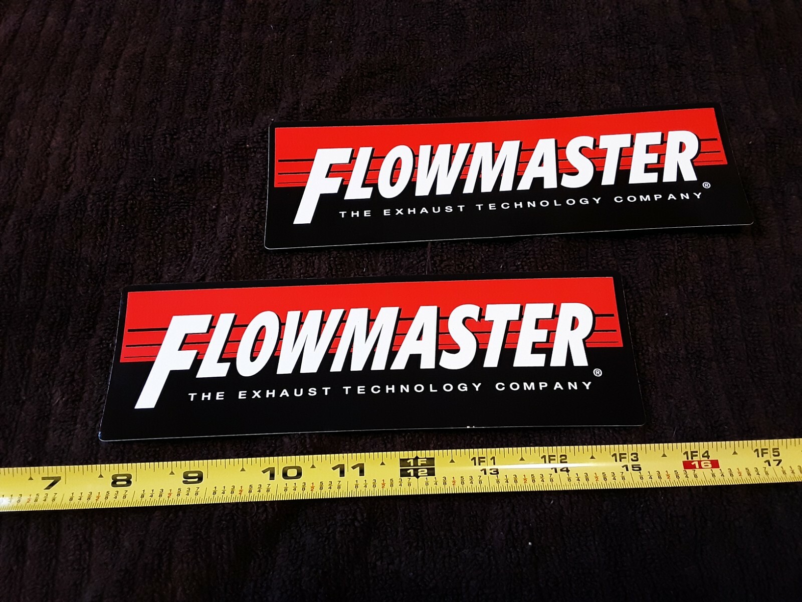 Lot of 2 Flowmaster Muffler Exhaust Racing Decals Stickers NHRA Super Stock Rod | eBay