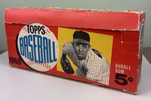 1960 TOPPS BASEBALL EMPTY DISPLAY BOX | eBay