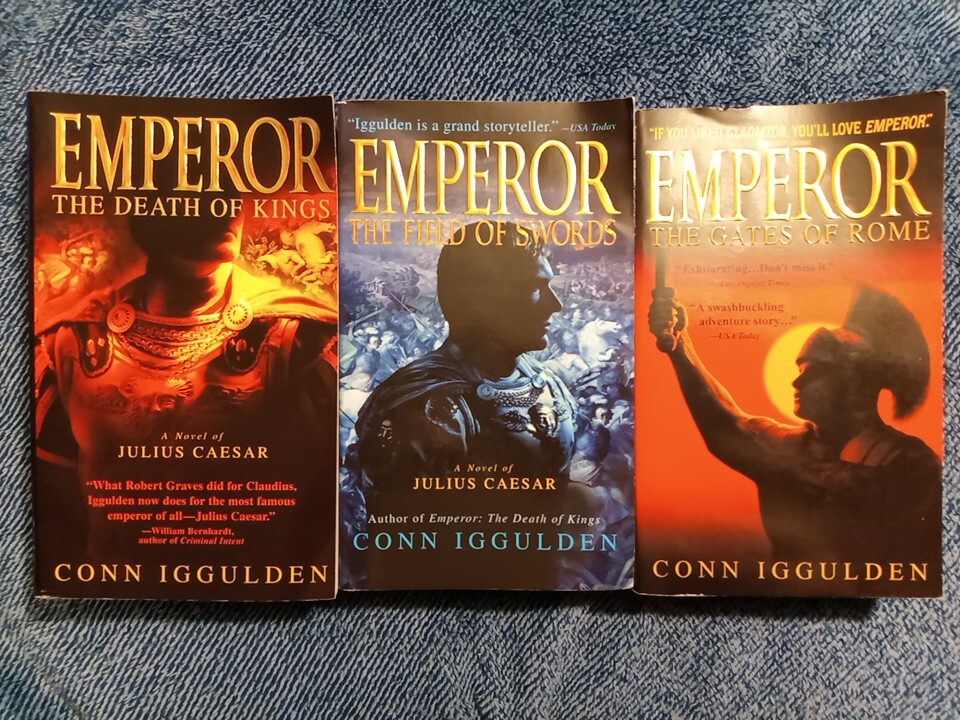 Lot of 3 EMPEROR BOOKS NOVELS OF JULIUS CEASAR. Volume 1, 2, & 3! VG ...