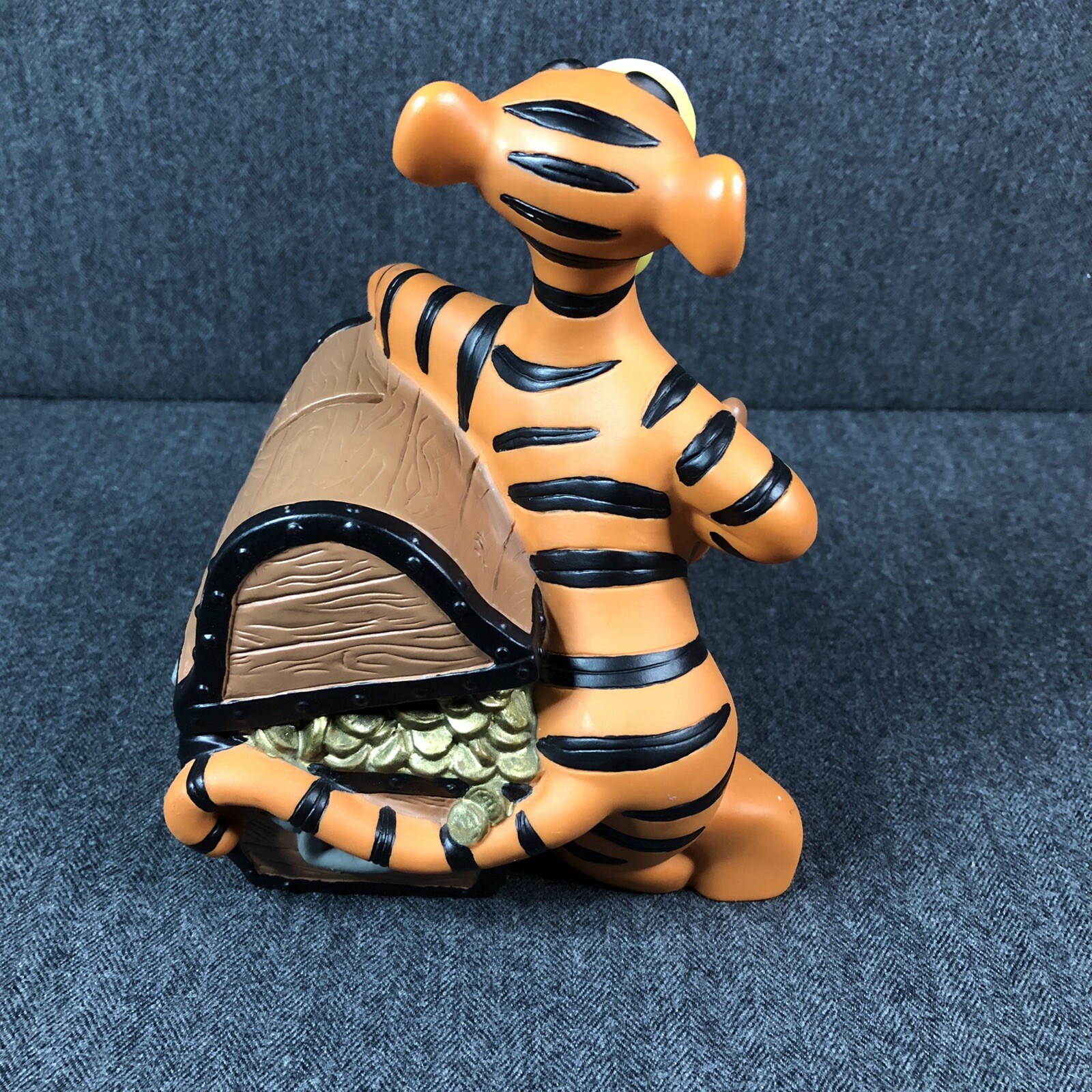 Vintage Disney Tigger Treasure Chest Plastic Coin Piggy Bank | eBay
