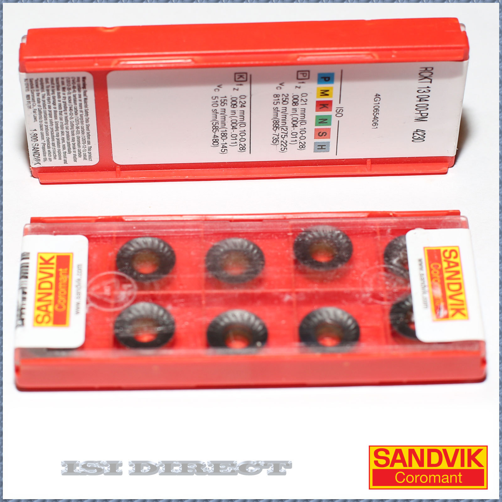** SALE ** RCKT 13 04 00 PM 4230 SANDVIK *** 10 INSERTS*** GENUINE ...