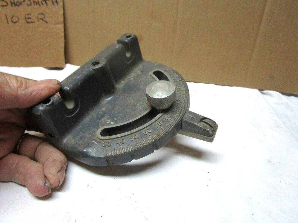 Shopsmith Model 10 ER, SN 49235---miter gauge | eBay