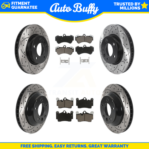 Front Rear Disc Brake Rotors And Ceramic Pads Kit (6Pc) For Volkswagen ...