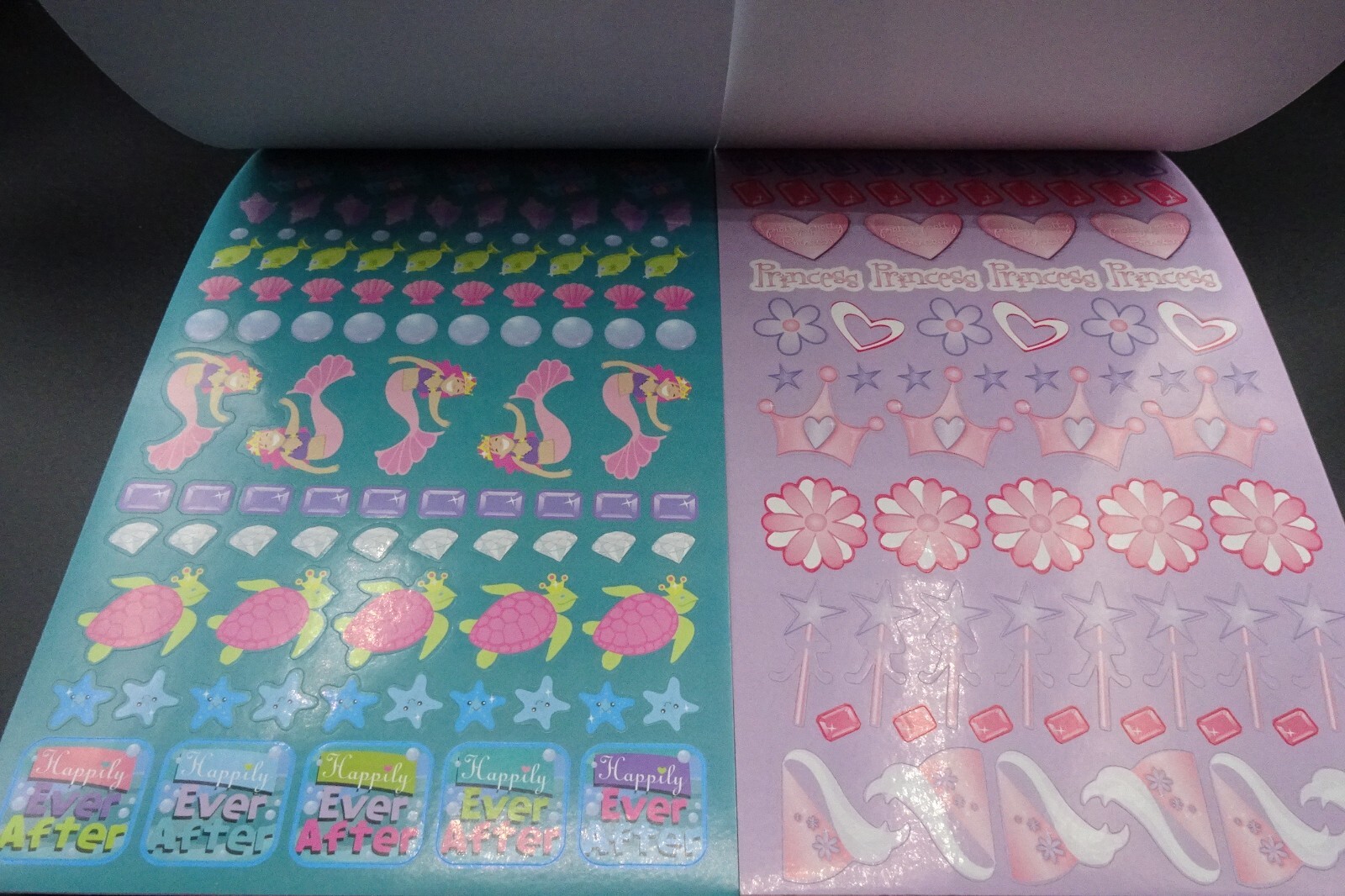 Darice Creatology Unicorns Mermaids Princesses Sticker Books / 6 ...