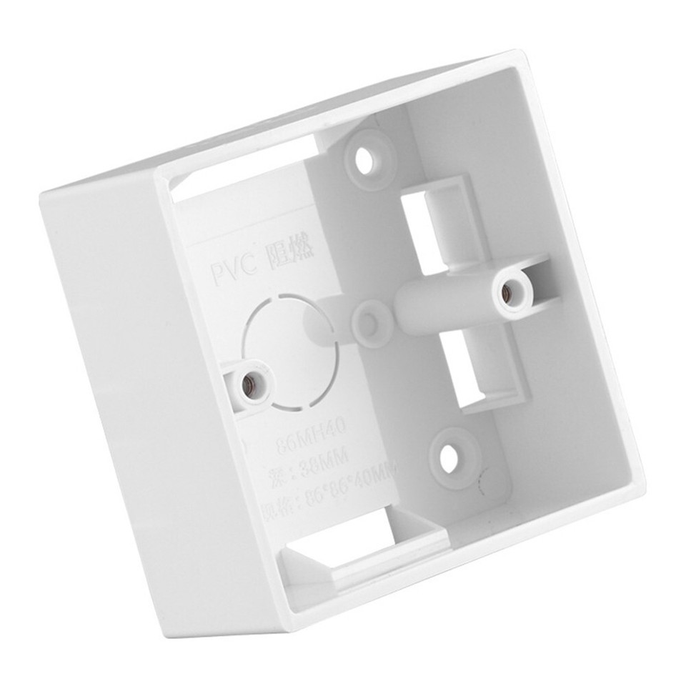 Black Ethernet Backbox for Various For Faceplates Professional ...