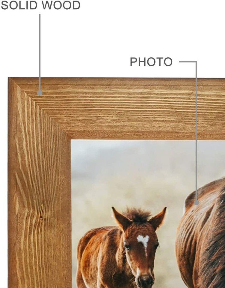 Large Wooden Picture Frames in Antique pine in dark and lite. Made In ...