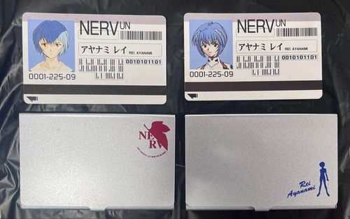 Evangelion NERV Rei Ayanami Card Holder Business Card Case Set of 2 | eBay