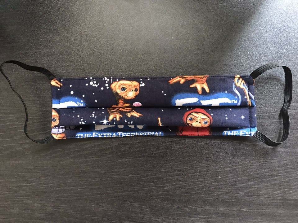 ET EXTRA-TERRESTRIAL HANDMADE TRIPLE LAYERS COTTON/POLYESTER MASK ...