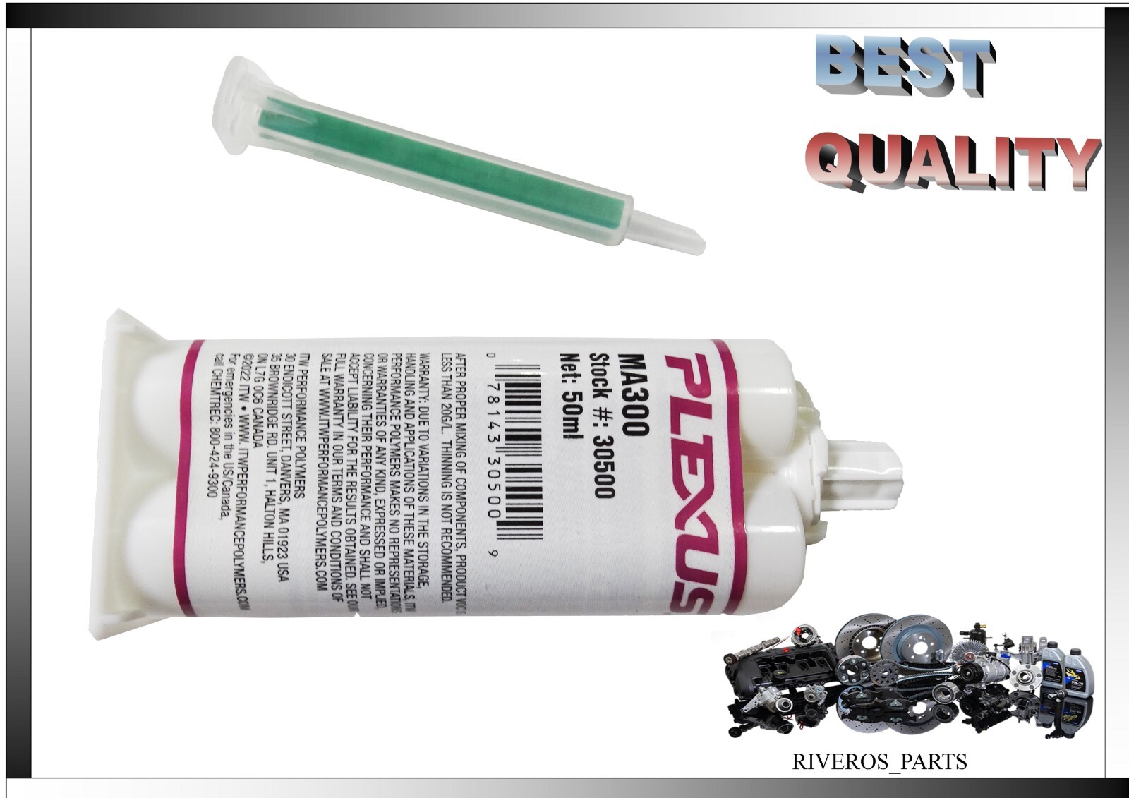 NEW PLEXUS MA300 METHACRYSLATE STRUCTURAL ADHESIVE in CATRIDGE 50ml | eBay