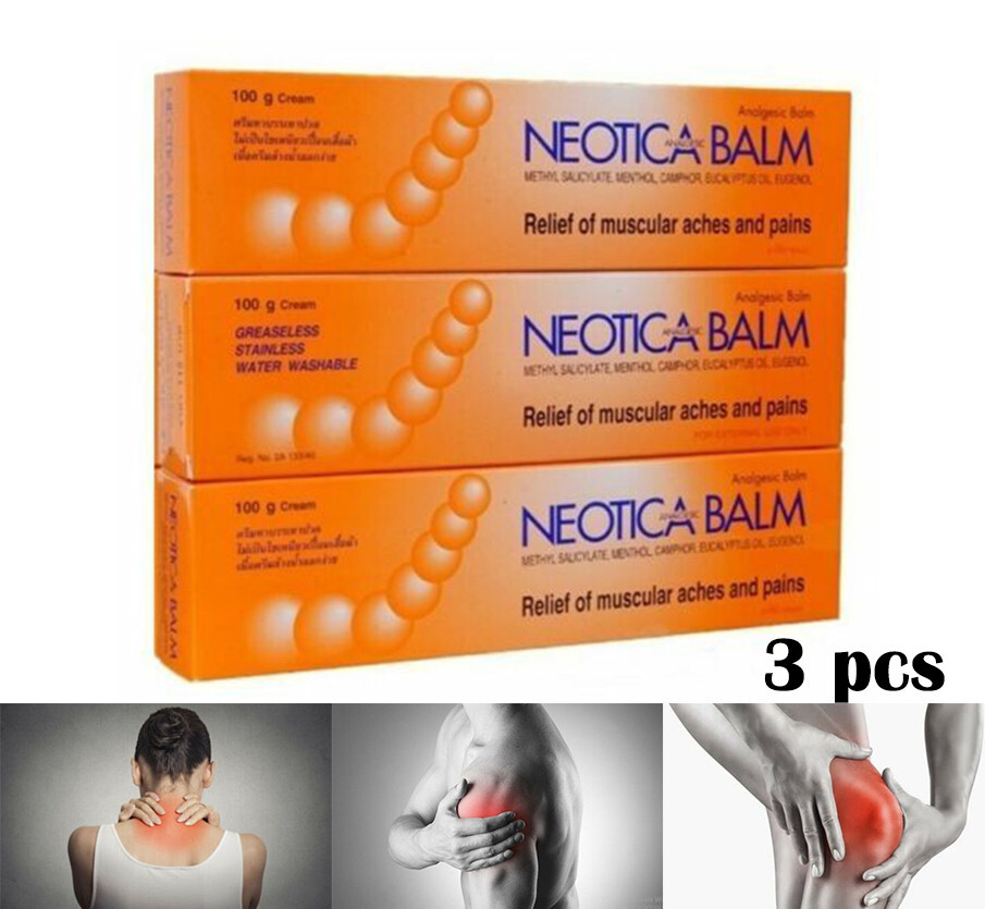 12 X 100g Neotica Balm Analgesic Cream Relief of Muscular Aches and ...
